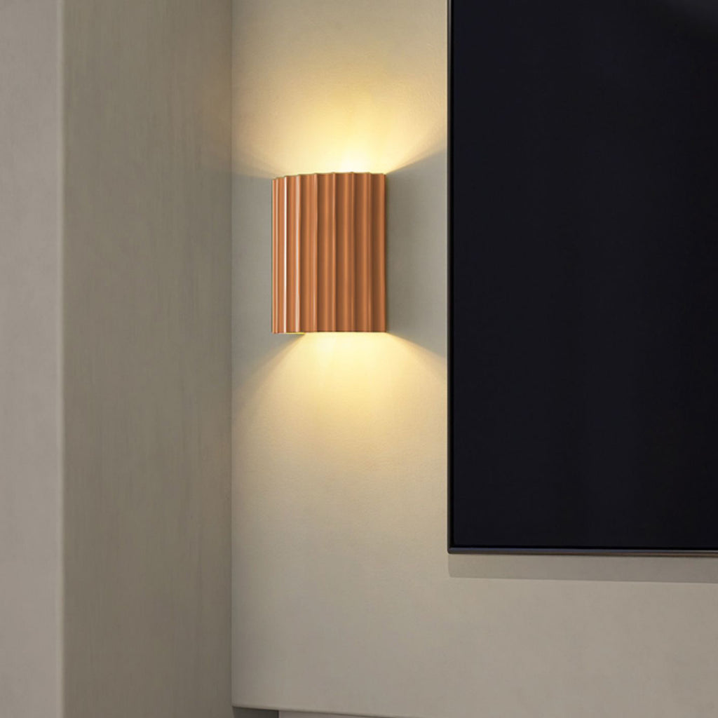 Aeyee Modern Wall Sconce, Up and Down Wall Mount Light, Cylinder Wall ...