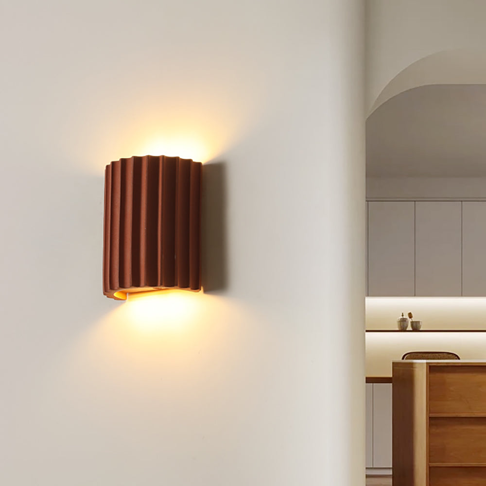 Aeyee Modern Wall Sconce, Up and Down Wall Mount Light, Cylinder Wall ...