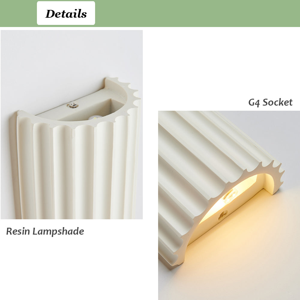 Aeyee Modern Wall Sconce, Up and Down Wall Mount Light, Cylinder Wall ...