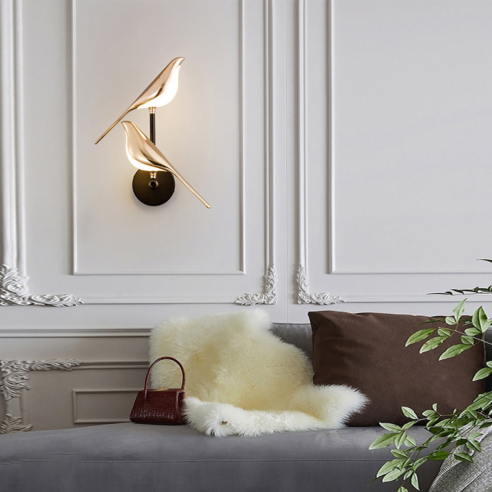 Aeyee Bird Wall Sconce, Fun Wall Light with Acrylic Shade, LED Birds W – aeyee