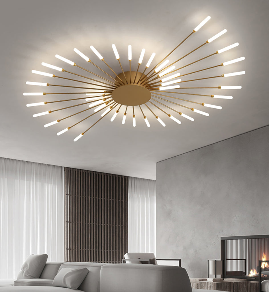 Modern Style Bright Ceiling Light - Aeyee Contemporary Flush Mount Lig ...