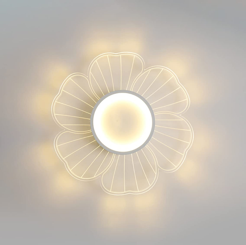 Modern Flower Shape Ceiling Lighting Fixtures - Aeyee Dimmable Acrylic ...