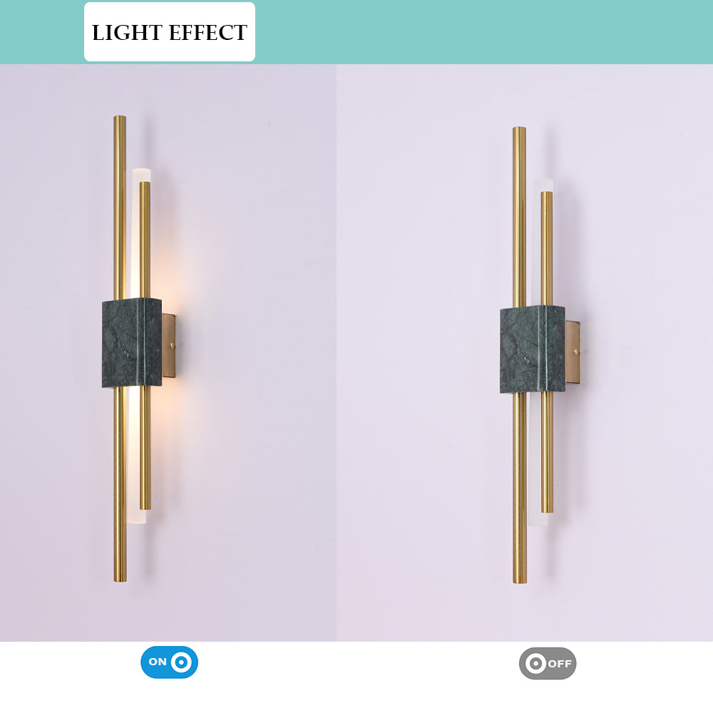 Aeyee LED Wall Sconce Lighting, Modern Vanity Light Fixture, 4000K Bat – aeyee